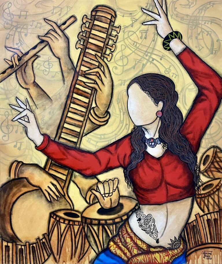 Contemporary Figurative Paintings | Mrinal Dutt